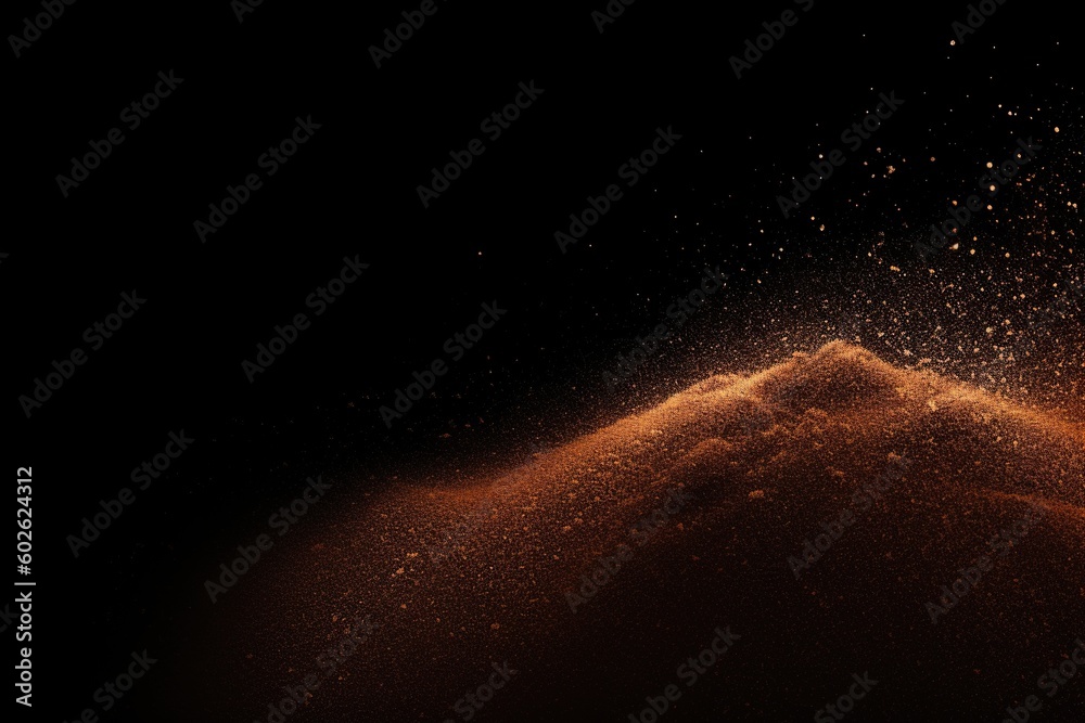 abstract golden yellow orange sand from metal. Wall background with ...