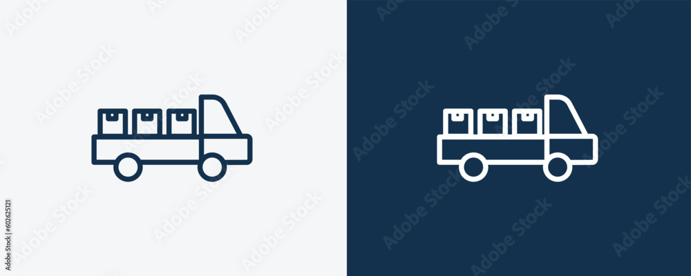 cargo icon. Outline cargo icon from delivery and logistics collection ...