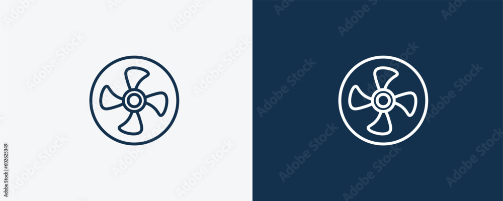Ceiling Fan Icon Outline Ceiling Fan Icon From Electronic Device And Stuff Collection Linear