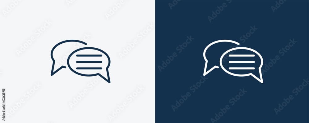 message icon. Outline message icon from social media marketing ...