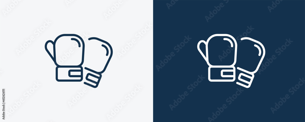 boxing glove icon. Outline boxing glove icon from sport and games ...