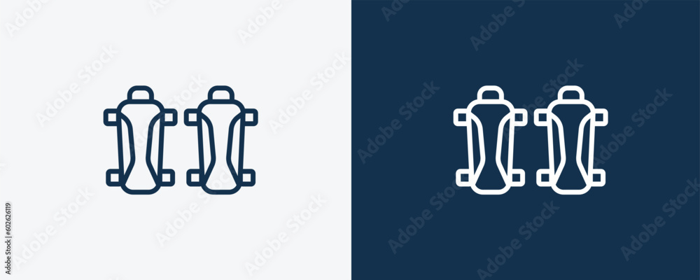 shin guards icon. Outline shin guards icon from sport and games ...