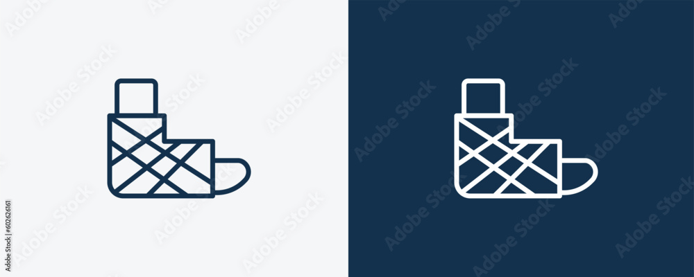 sprained ankle icon. Outline sprained ankle icon from sport and games ...