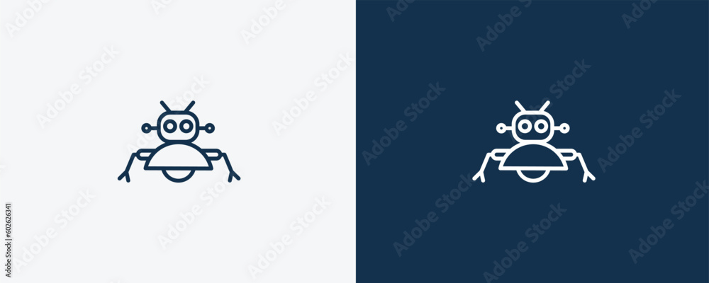 robot assistant icon. Outline robot assistant icon from ai and future ...