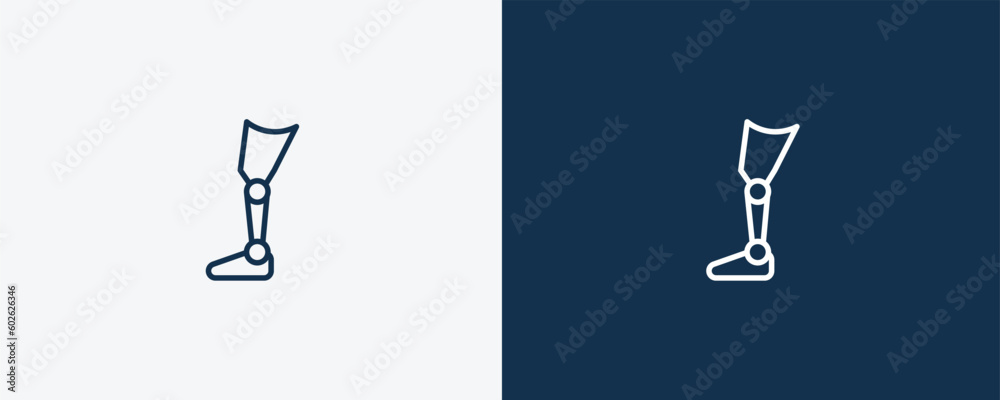 prosthesis icon. Outline prosthesis icon from ai and future technology ...