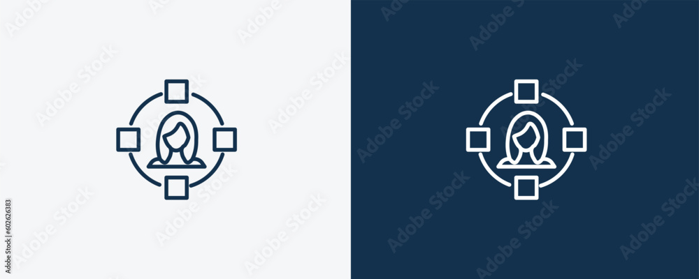 immersive icon. Outline immersive icon from ai and future technology ...