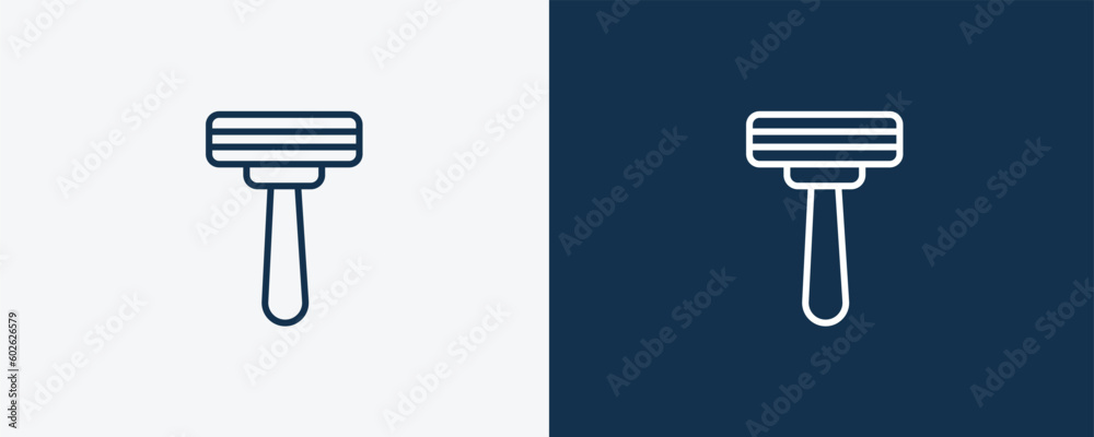 disposable razor icon. Outline disposable razor icon from beauty and ...