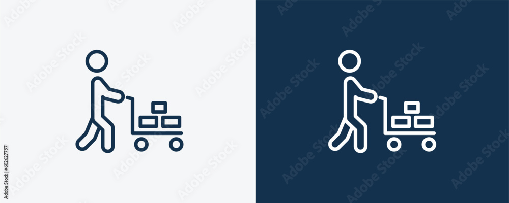 hotel supplier icon. Outline hotel supplier icon from humans and ...