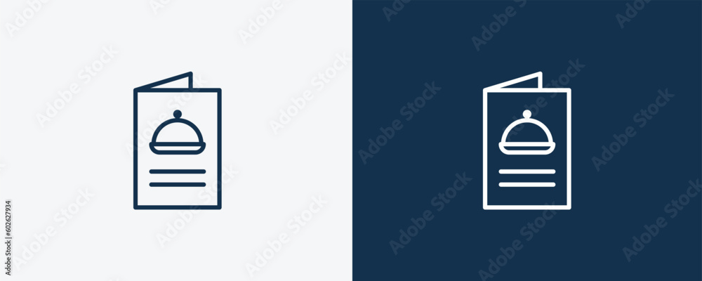 menu icon. Outline menu icon from hotel and restaurant collection ...