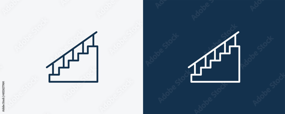 stairway icon. Outline stairway icon from hotel and restaurant ...