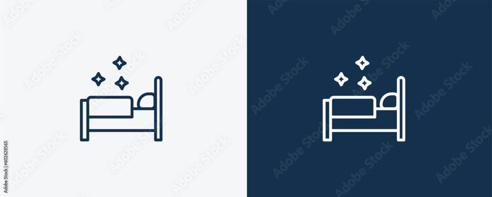 making the bed icon. Outline making the bed icon from behavior and ...