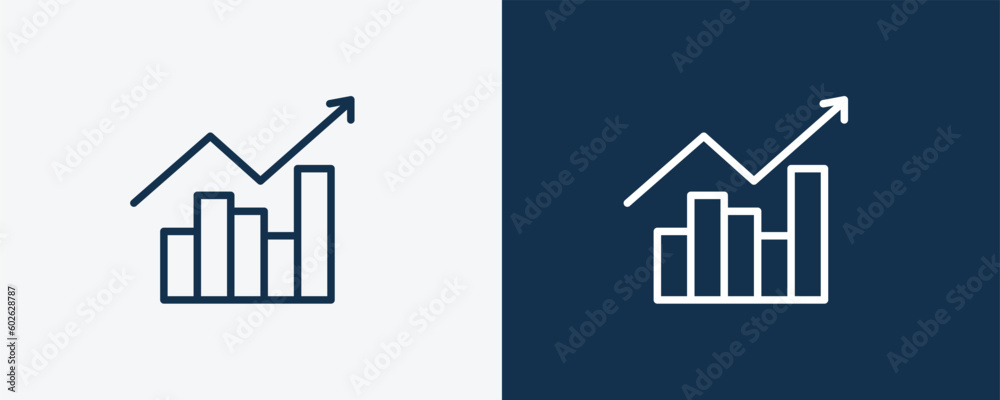 trend icon. Outline trend icon from marketing collection. Linear vector ...