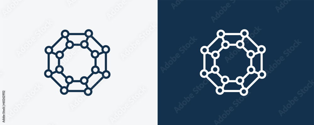 chemical diagram icon. Outline chemical diagram, chemical icon from ...