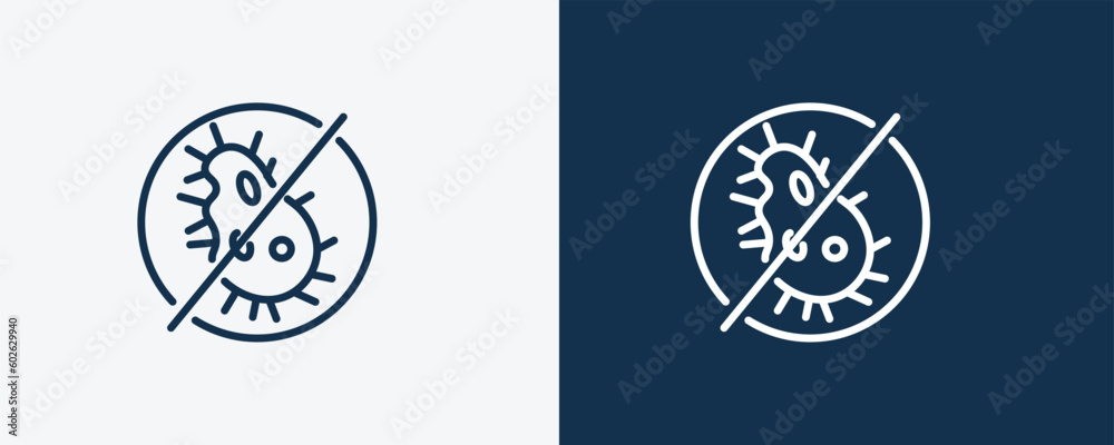 virus cleanin icon. Outline virus cleanin, house icon from cleaning ...