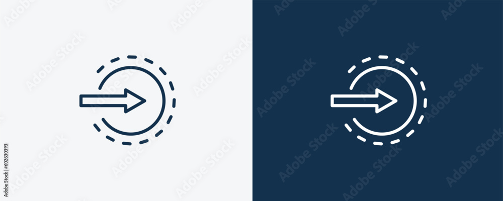 log in icon. Outline log in icon from artificial intellegence ...