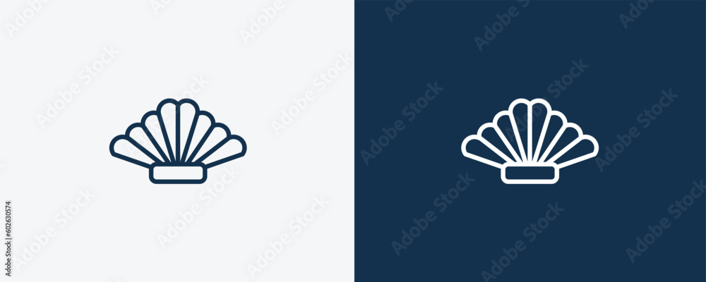 shell icon. Outline shell icon from travel and trip collection. Linear ...