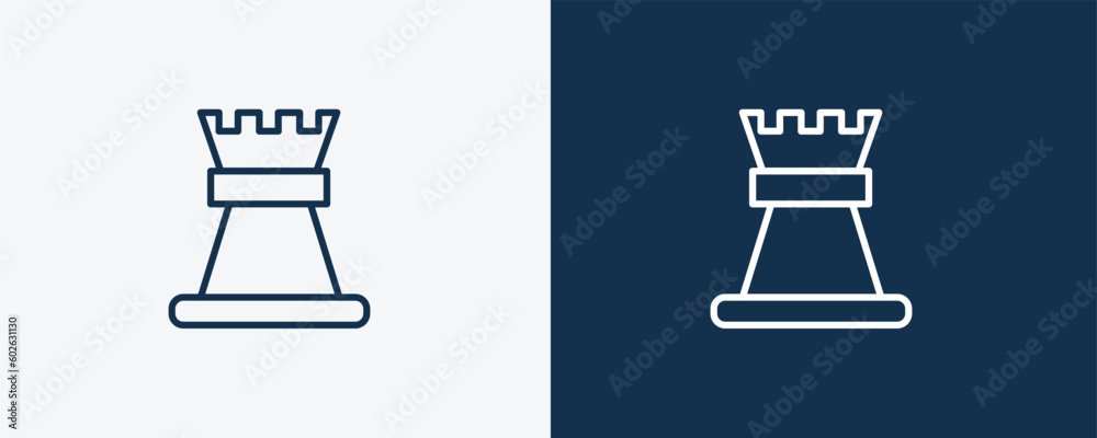 rook icon. Outline rook icon from startup and strategy collection ...