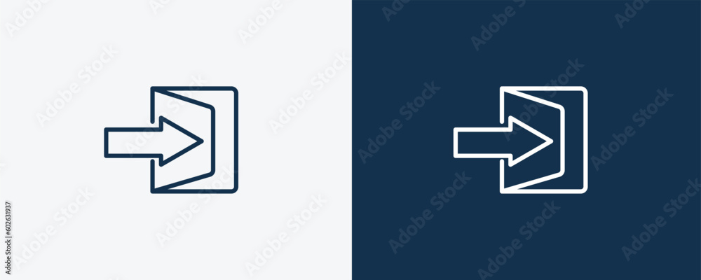 quit icon. Outline quit icon from Human Resources collection. Linear ...