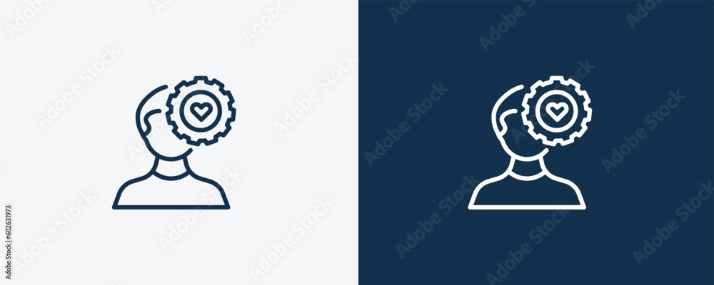 emotional intelligence icon. Outline emotional intelligence icon from ...