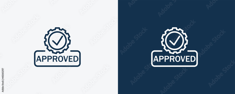 approved icon. Outline approved icon from Human Resources collection ...