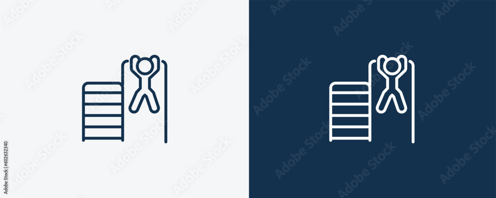 tightening bar icon. Outline tightening bar icon from Fitness and Gym ...