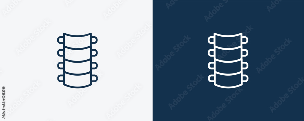 spinal column icon. Outline spinal column icon from medical collection ...