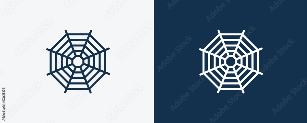 spider chart icon. Outline and vector spider chart icon from business ...