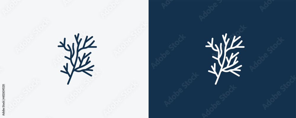 dill icon. Outline dill icon from vegetables and fruits collection ...