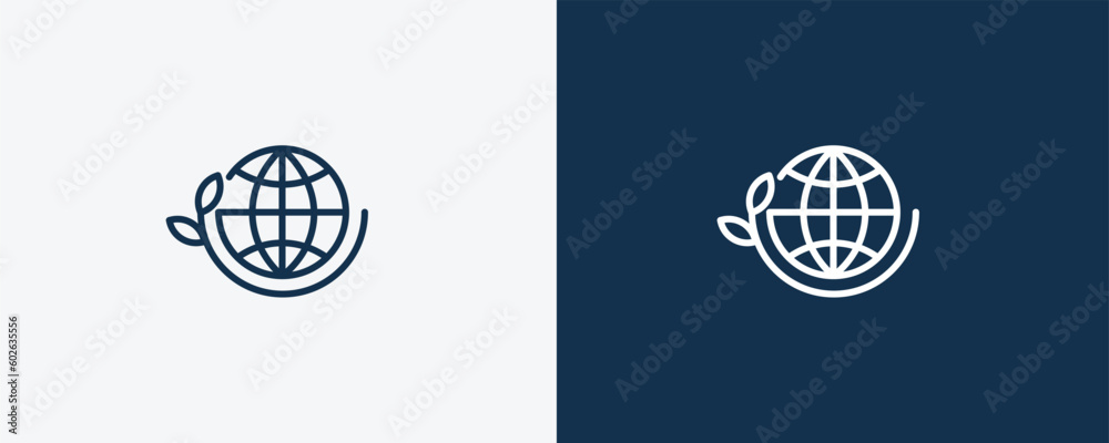 ecosystem icon. Outline ecosystem icon from people and relation ...