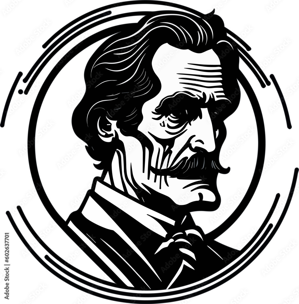 Historical figure: The Jefferson Davis vector image depicts the ...