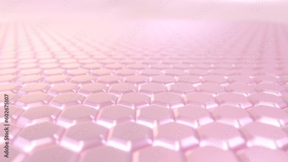 Skin cells animation to tighten sagging skin. deep skin structure ...