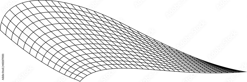 Net flying waving. Texture wave textile. Fabric square cells sea wind ...