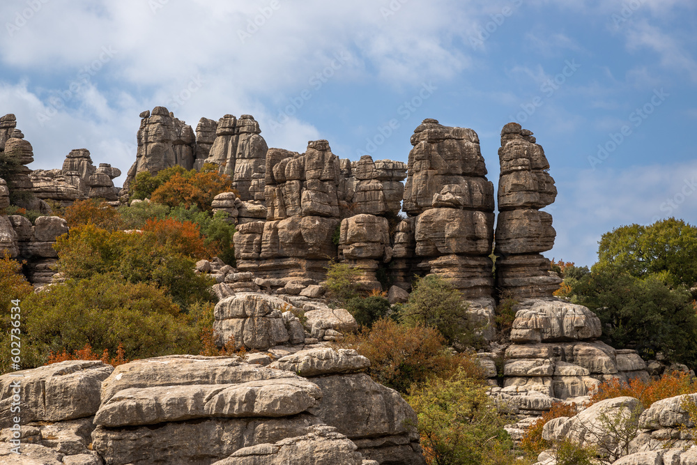 Beautifull exposure of the "El Torcal de Antequera", wich is known for ...