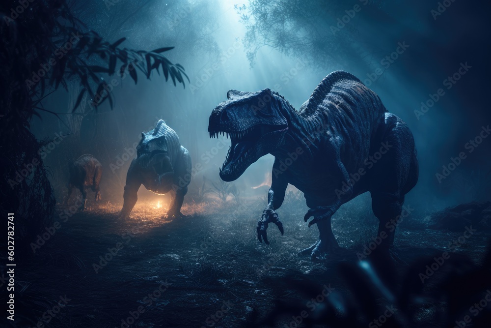 Dinosaurs. The dominant group of land vertebrates in the Mesozoic era ...