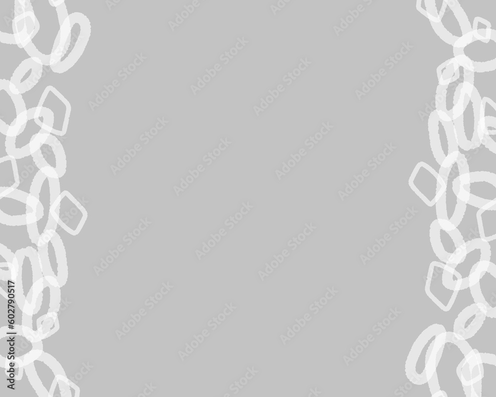 grey background with left and right side graphic frame, blank space ...