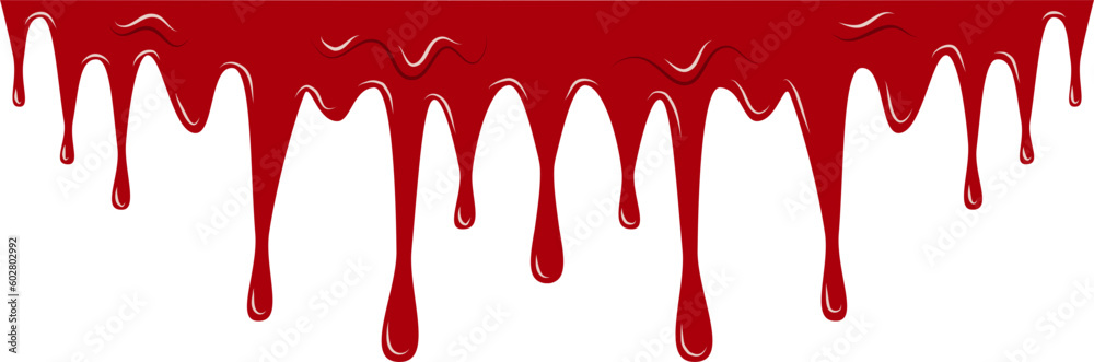 Dripping blood Stock Vector | Adobe Stock