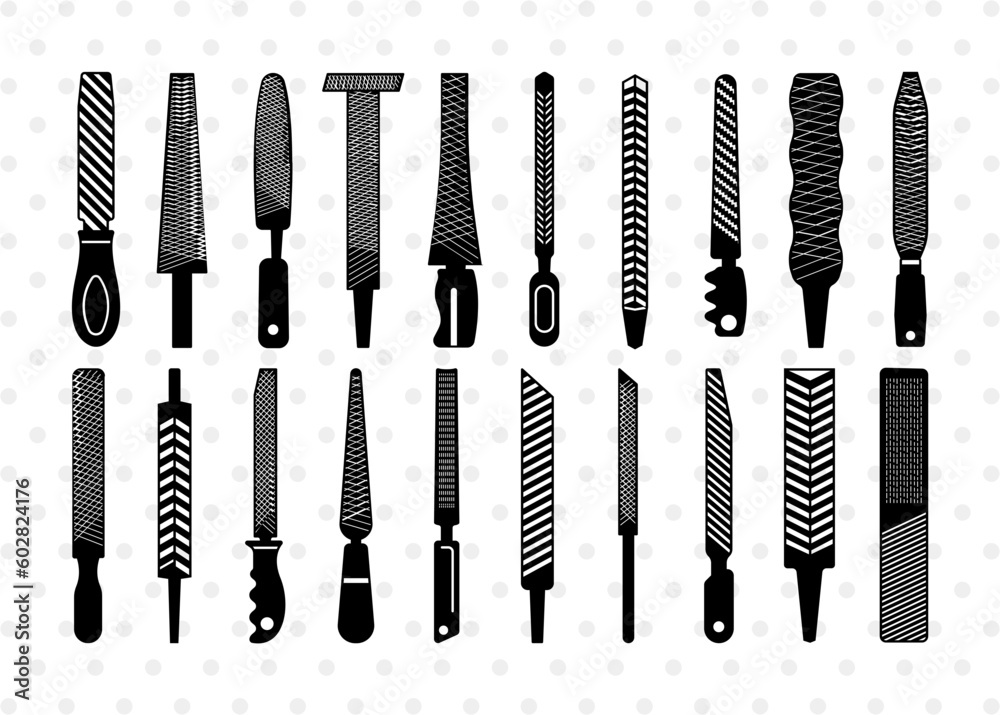 Steel File Silhouette, Steel File SVG, Metal Files Svg, Horse Rasp Svg ...