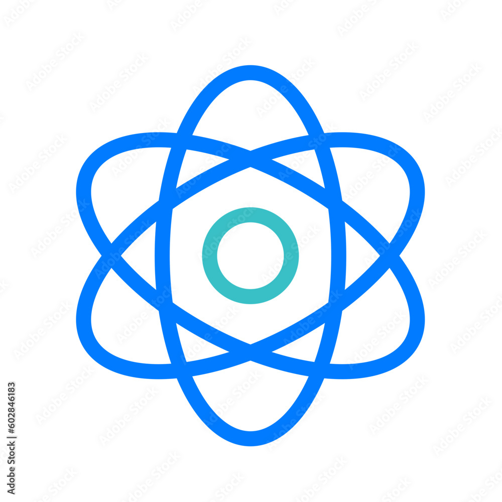 Vetor de React Native Atom Education Duotone Sign and Icons Png ...