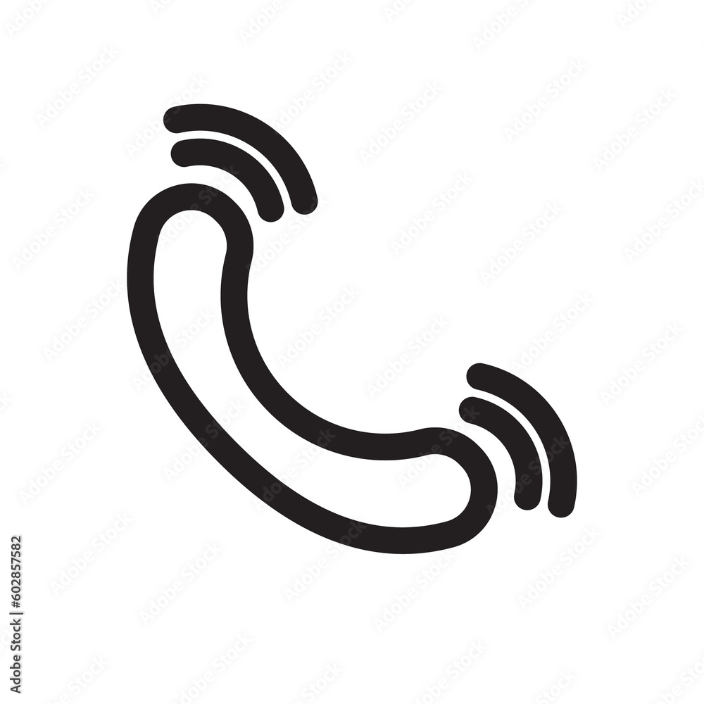 Telephone Call Icon Black and White Phone Call Accept Button,Telephone ...