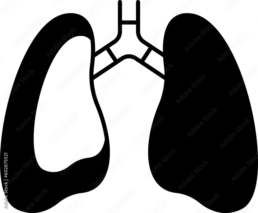 pulmonary icon Stock Vector | Adobe Stock