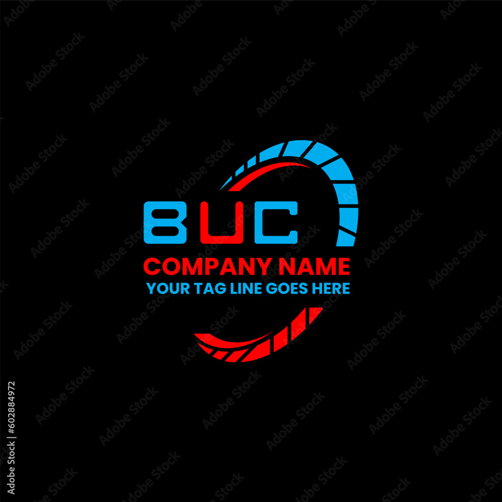 BUC letter logo creative design with vector graphic, BUC simple and ...