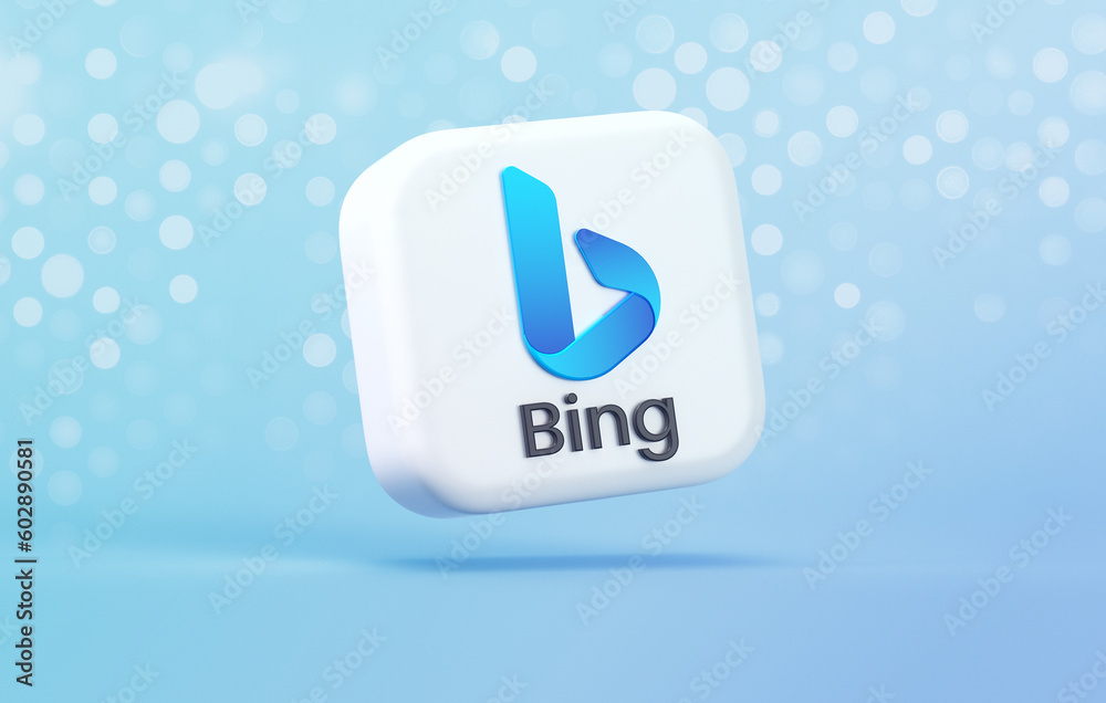 Valencia, Spain - May, 2023: Bing Chat is an AI chatbot from Microsoft ...