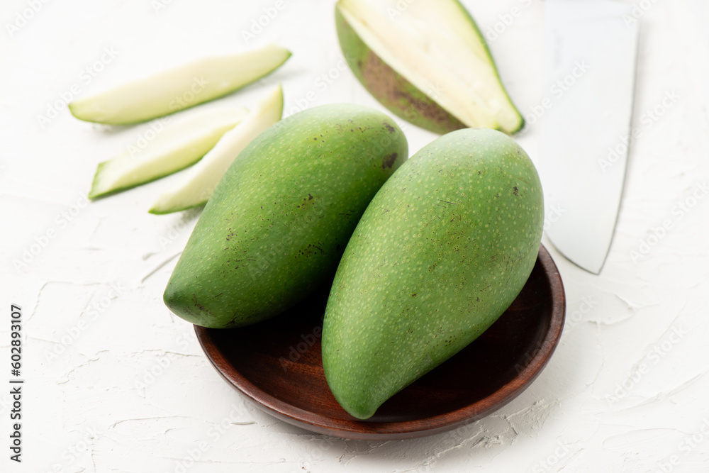 Raw Thai mangoes Stock Photo | Adobe Stock