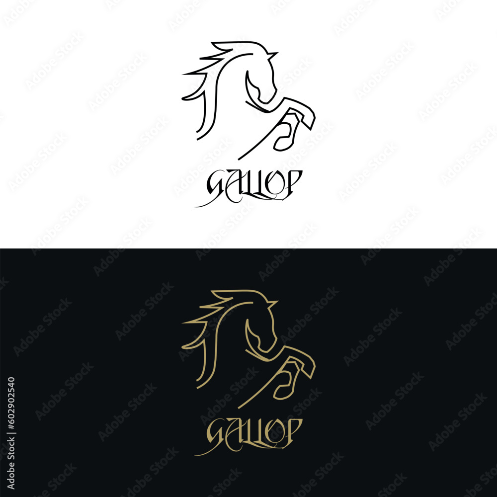 BRAND AND COMPANY LOGO FOR BUISNESS,GALOP BRAND,HORSE LOGO.. horse logo ...