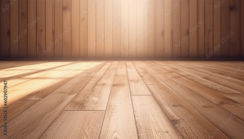 Wooden Floor. Creamy wooden floor. Interior design. Wooden background ...