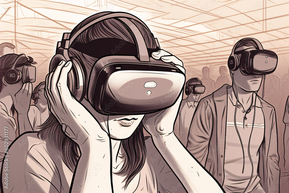 Unveiling the Dark Side of VR Addiction, Generative Ai Stock ...