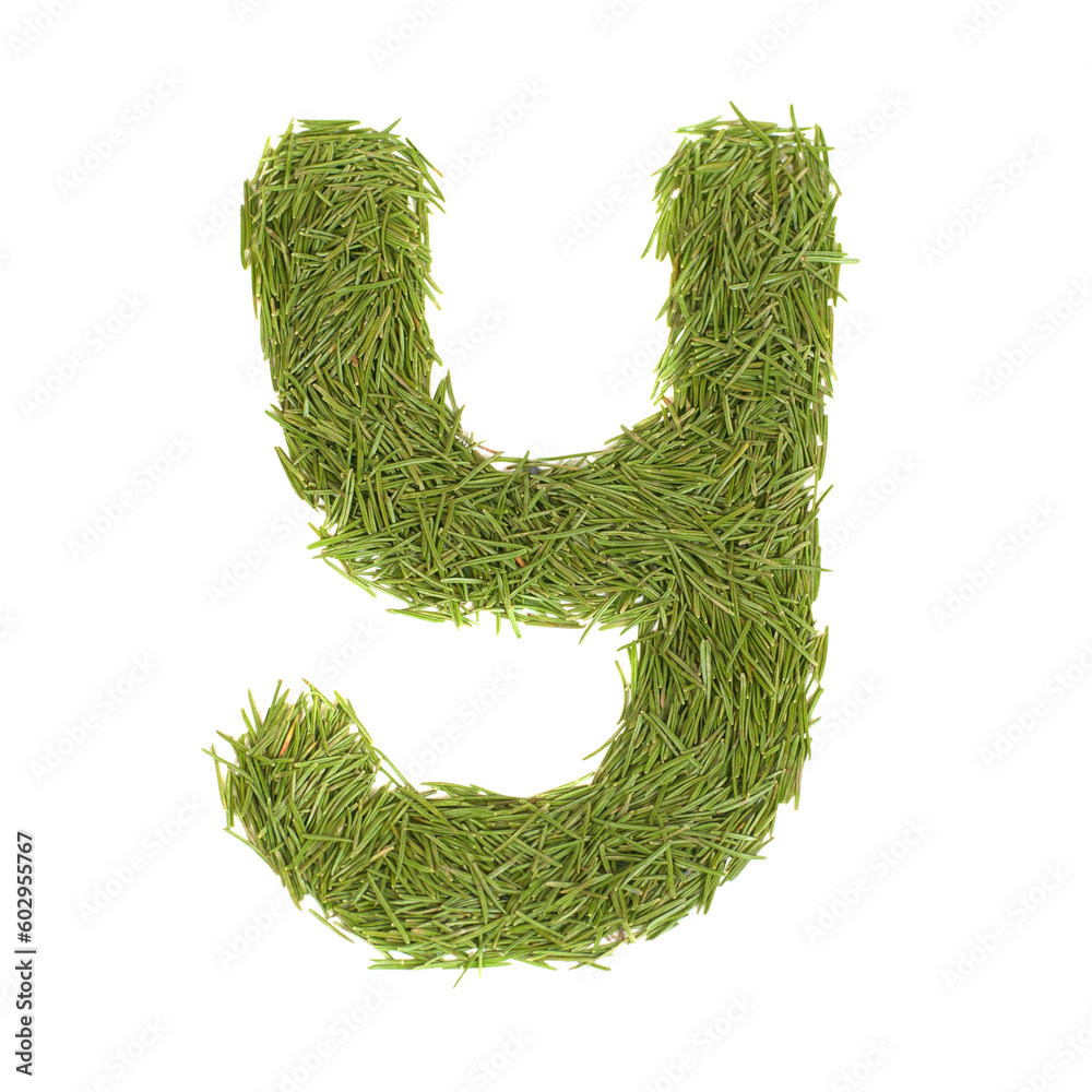 Poster Letter Y green font alphabet A-Z letter image in PNG isolated on ...