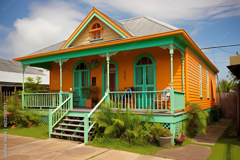 Creole Style House - Originated in Louisiana in the 18th century ...