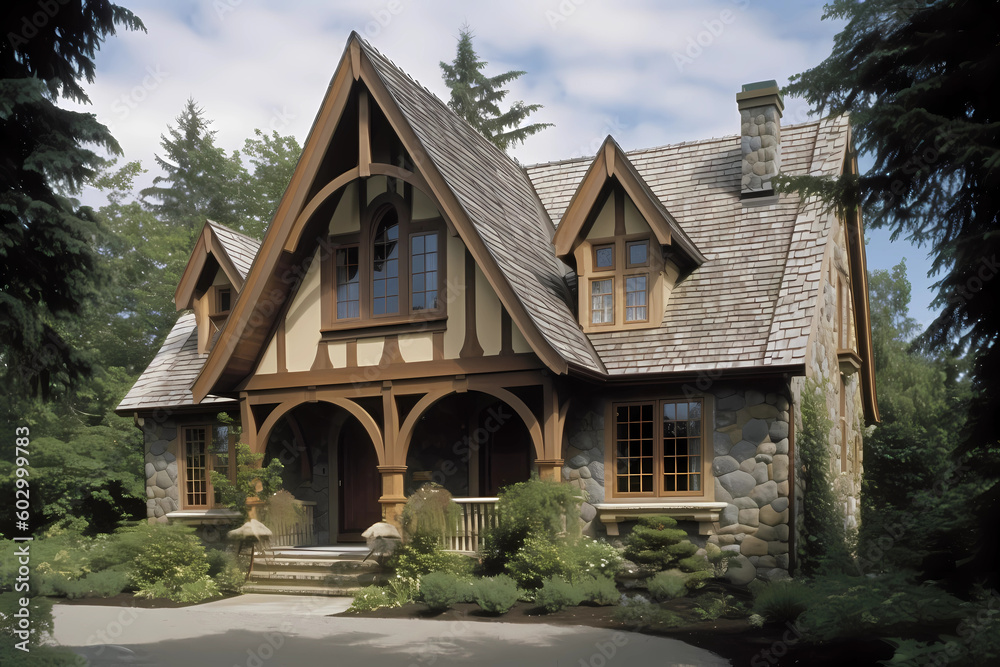 Carpenter Gothic Style House - Originated in United States in the mid ...