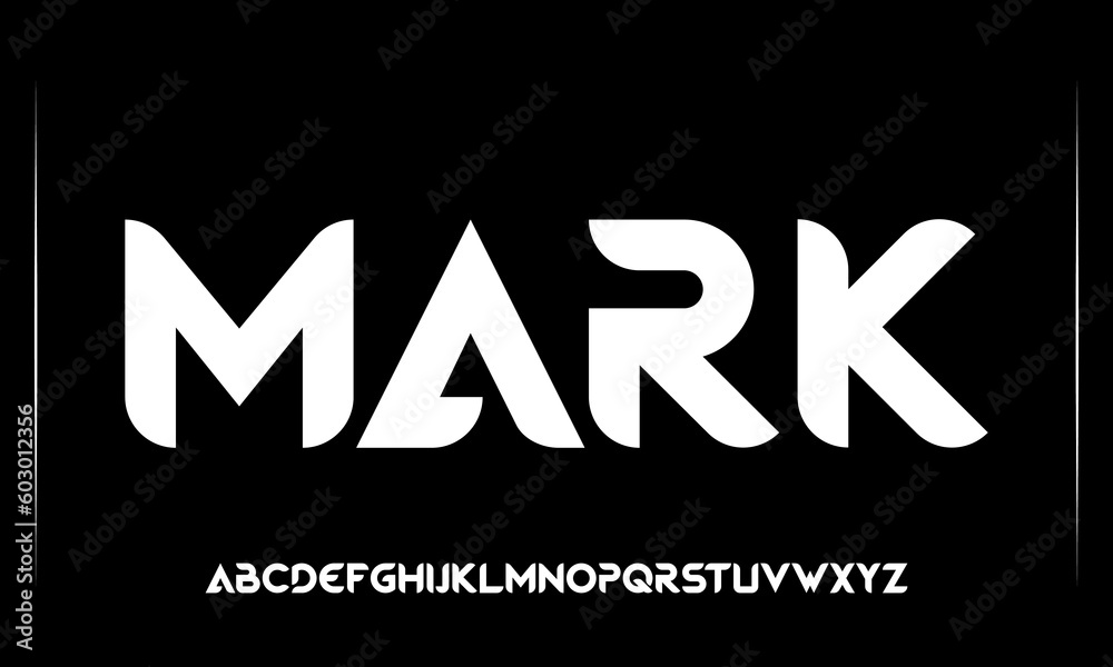 Luxury modern font alphabet. Vector Uniq display font design. Stock ...